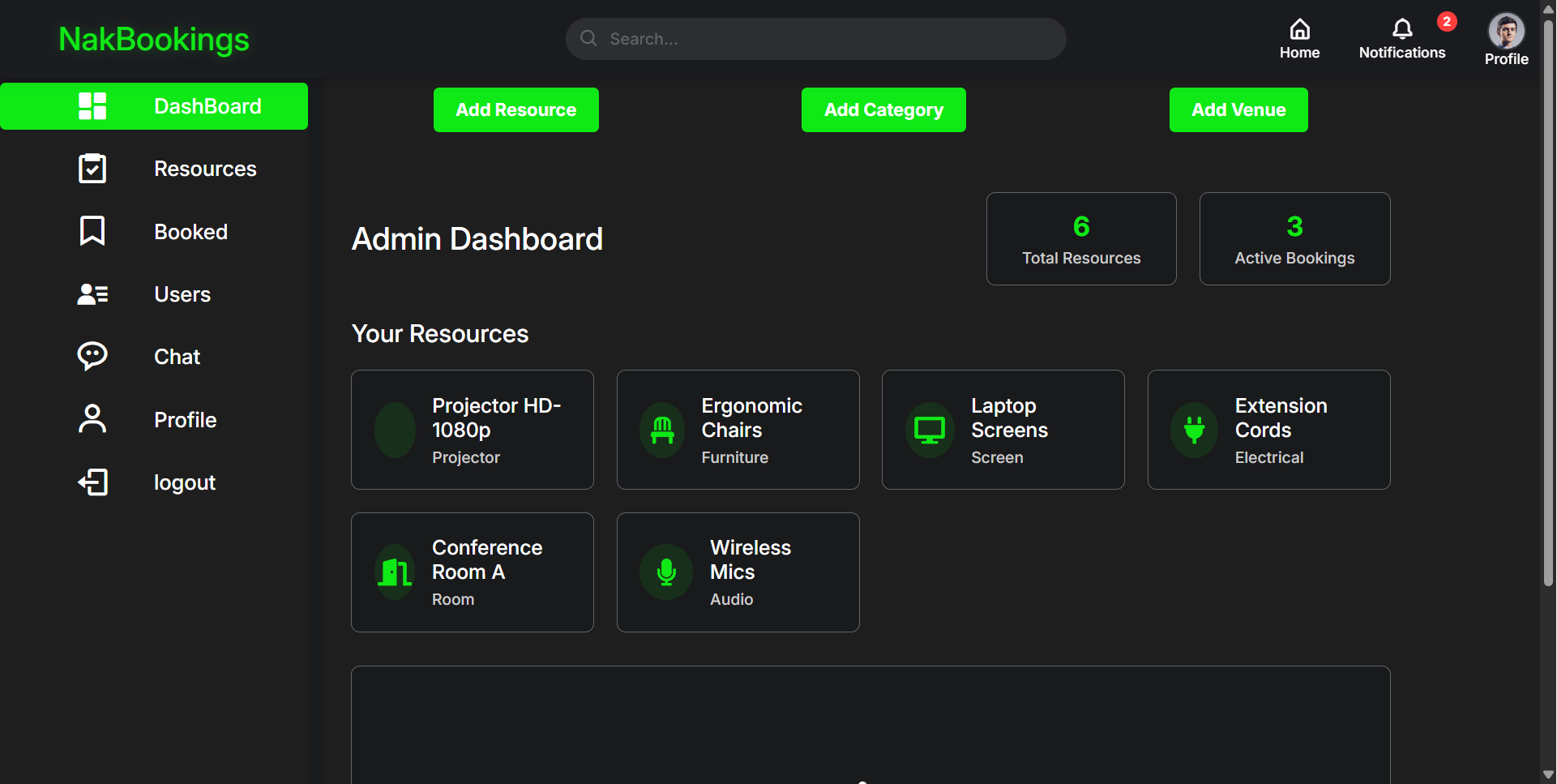 Campus Resource Booking System | Naomi Muthoni Chege